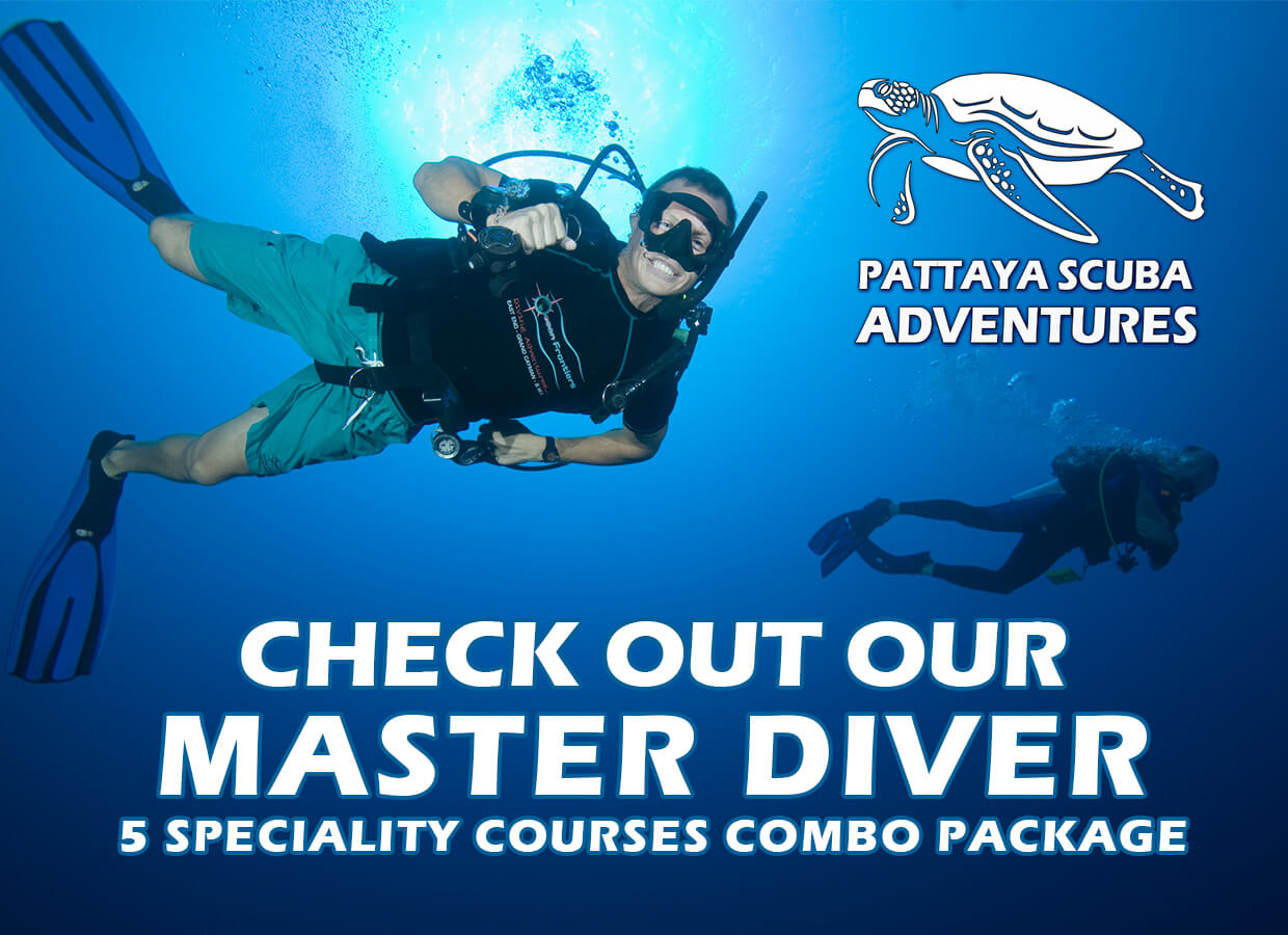 Master Scuba Diver Package - Pattaya Scuba Adventures Thailand