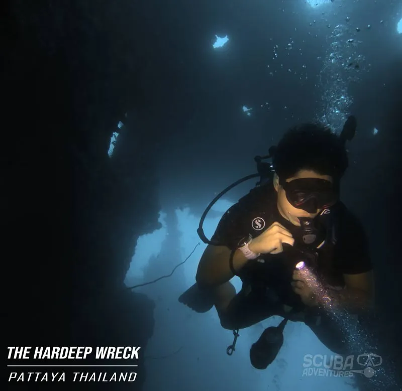 EXPLORING THE HARDEEP WRECK: A DIVE ADVENTURE | Pattaya Scuba ...