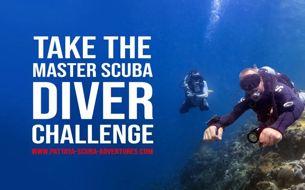 Join the Best of the Best - The Master Scuba Diver Challenge | Pattaya ...